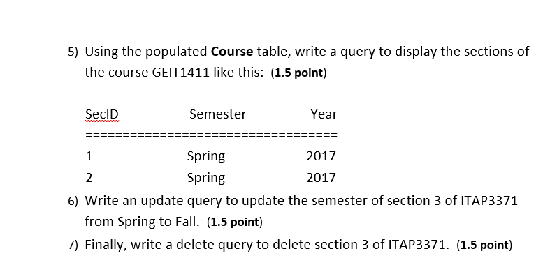 Solved 2) Use the CREATE TYPE command to create a nested | Chegg.com