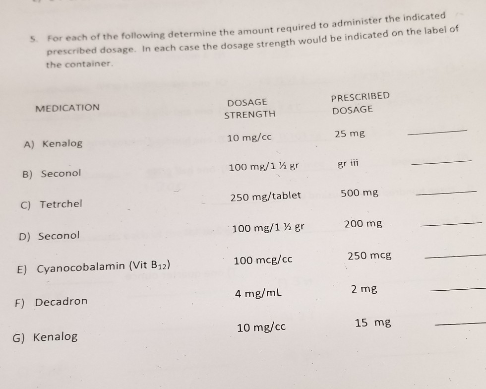 Solved For Each Of The Following Determine The Amount