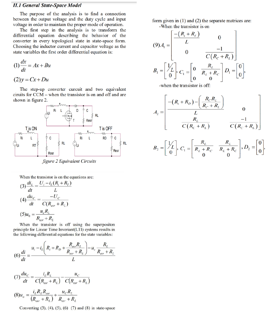 Solved Assume ideal boost converter, derive and validate | Chegg.com