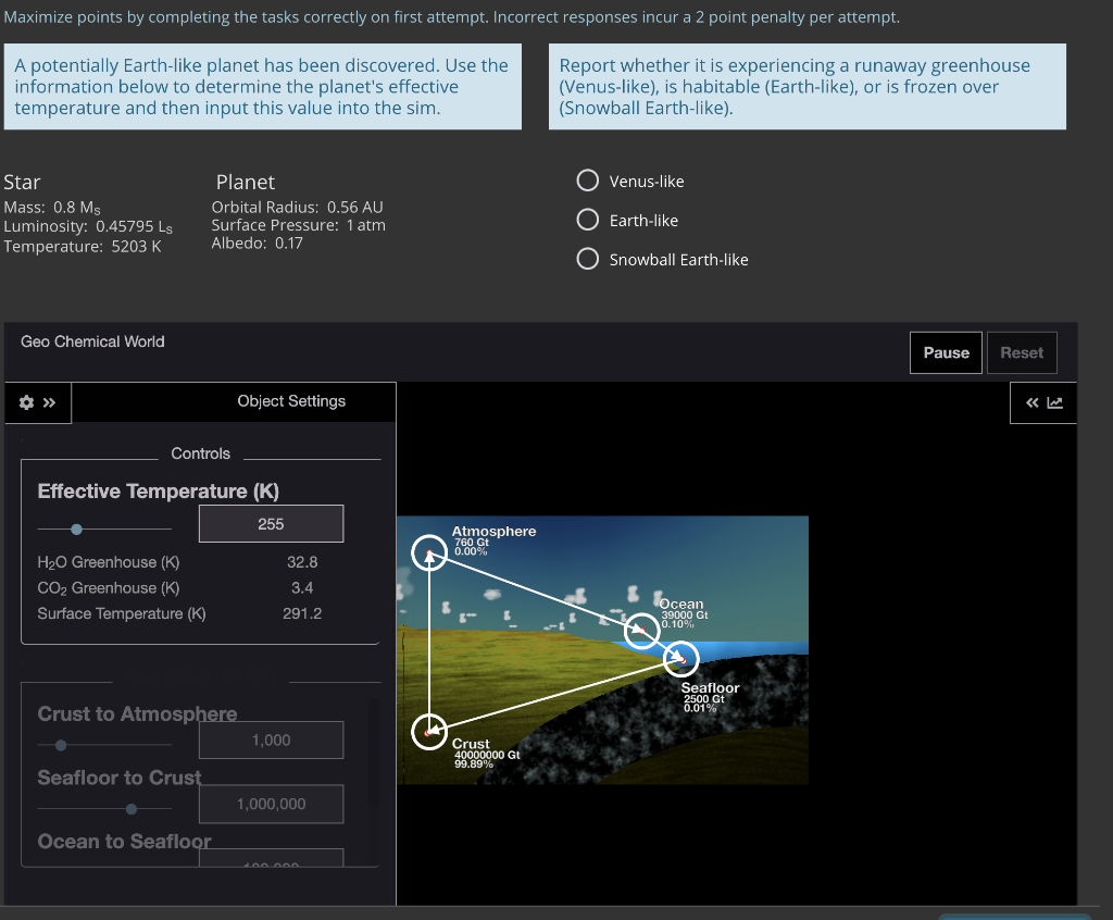 Solved Maximize points by completing the tasks correctly on | Chegg.com