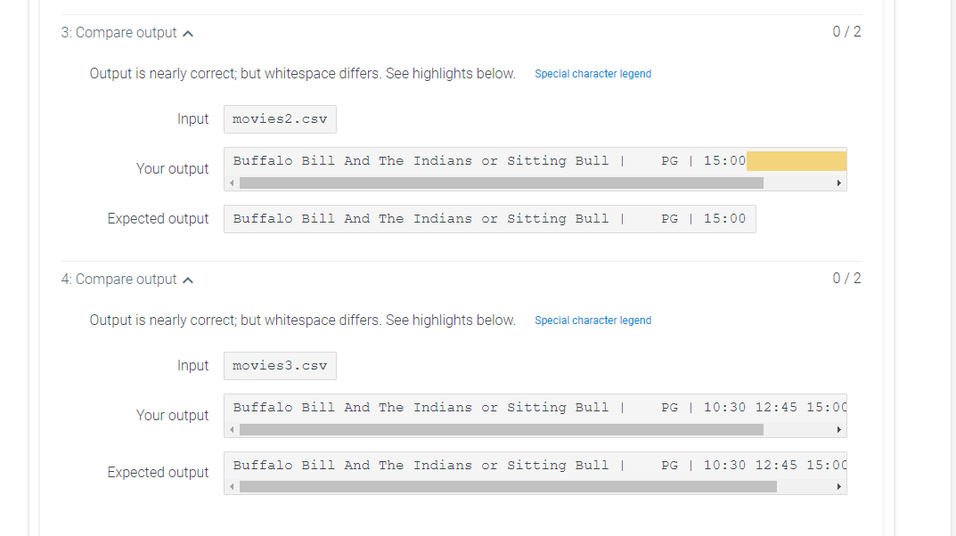 Solved I need help I keep getting this one error below i | Chegg.com