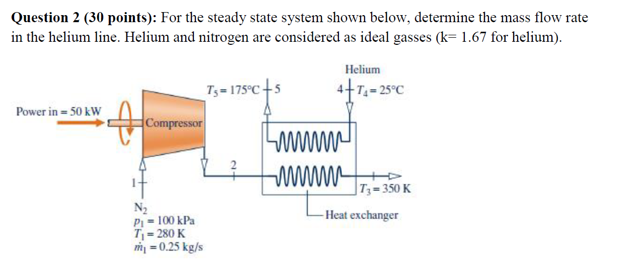 Solved Question 2 (30 points): For the steady state system | Chegg.com