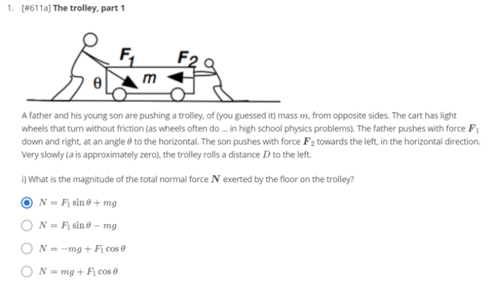 Solved 1. [#611a] The trolley, part 1 m A father and his | Chegg.com