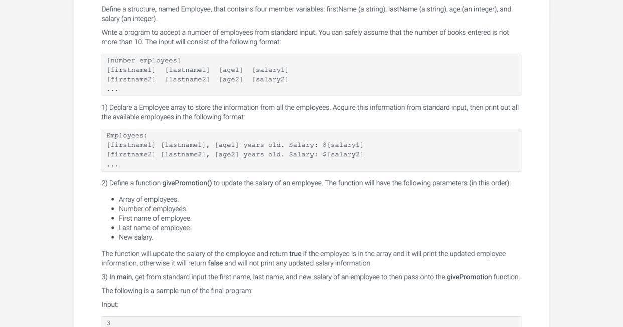 Solved The following is a sample run of the final program: | Chegg.com