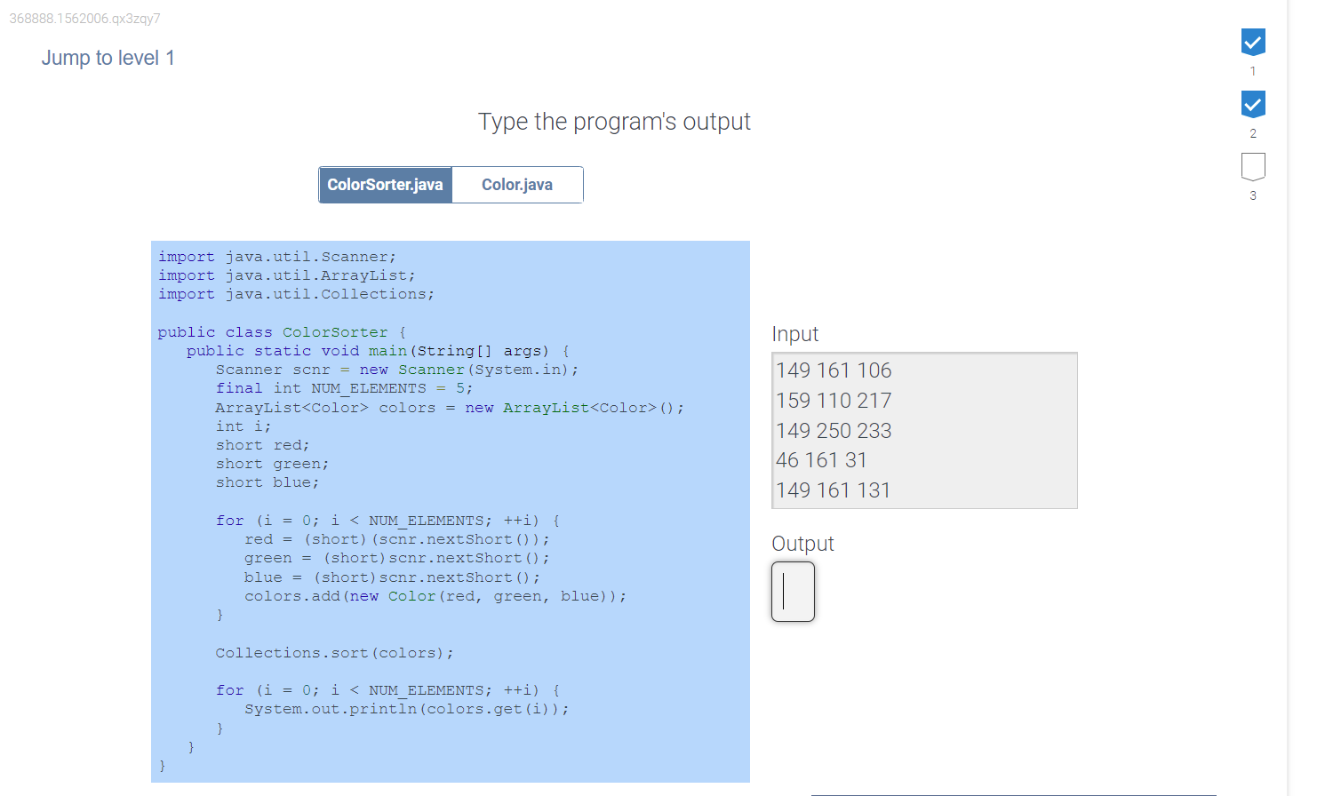 Solved 368888.1562006.qx3zqy7 Jump to level 1 1 Type the | Chegg.com