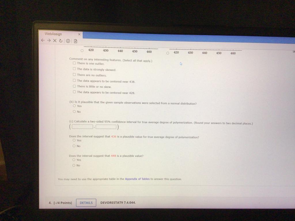 Solved WebAssign X 0 0 8 An article contained the | Chegg.com