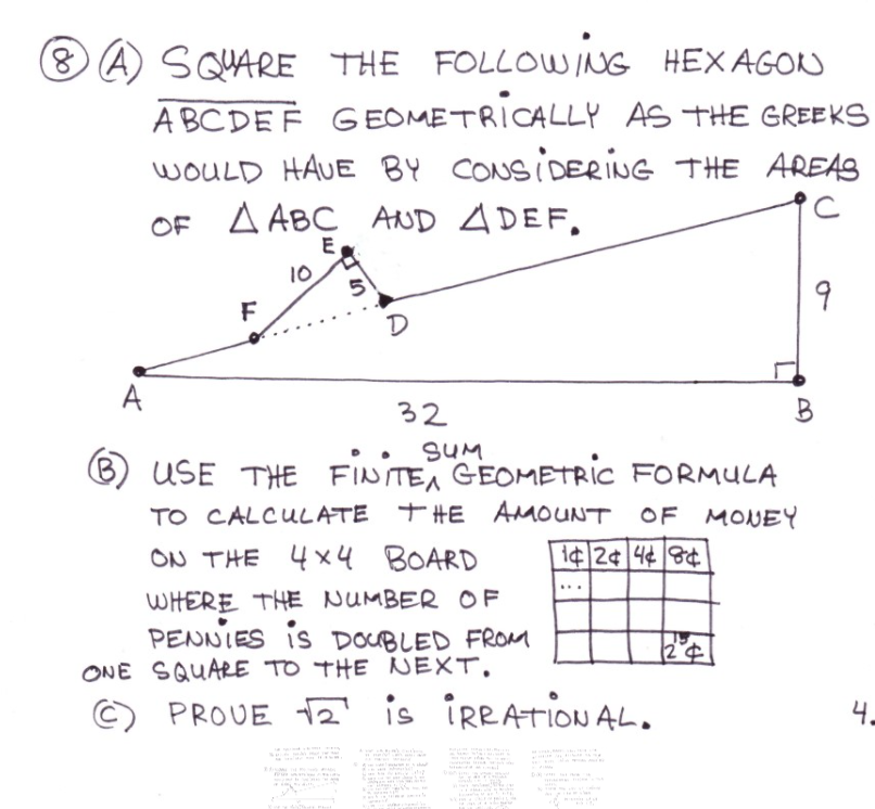 Solved Ⓡ A SQUARE THE FOLLOWING HEXAGON ABCDEF GEOMETRICALLY | Chegg.com