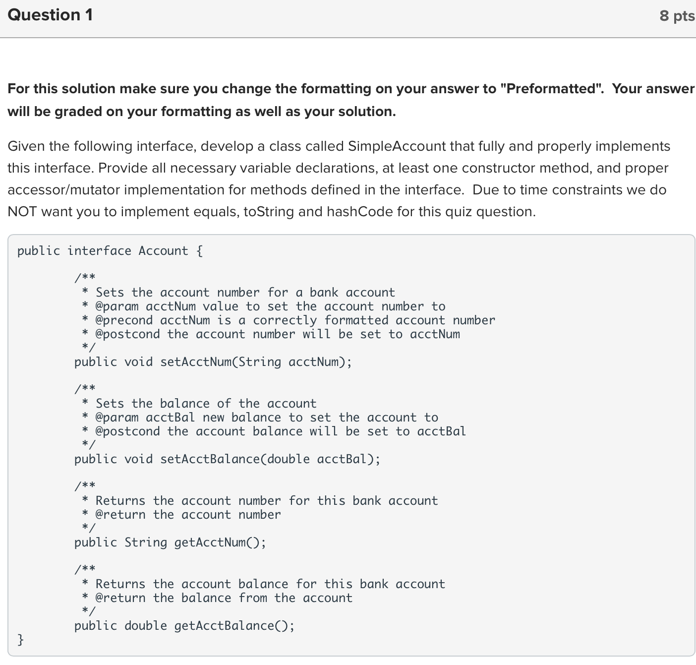 Solved Question 1 For this solution make sure you change the | Chegg.com