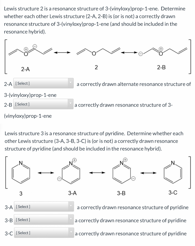 Solved Lewis structure 2 is a resonance structure of | Chegg.com