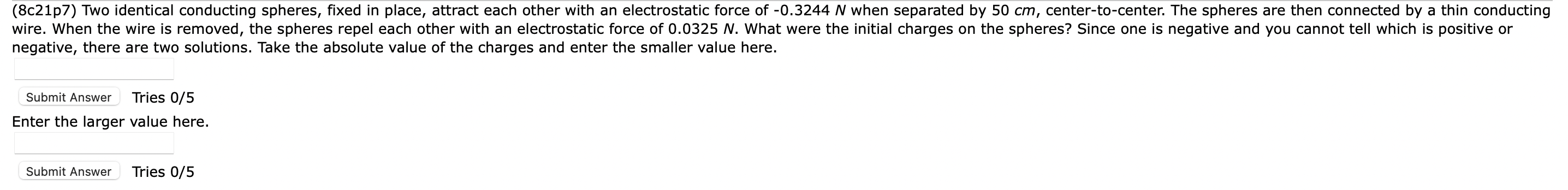 Solved negative, there are two solutions. Take the absolute | Chegg.com