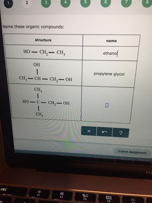 Solved F-C-CH2-CH Cl 囗 CH3 CH2CH- CH Cl Br Submit Assignment | Chegg.com