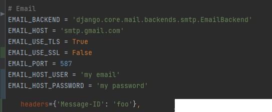 Solved Email feature on Django was working but is broken | Chegg.com