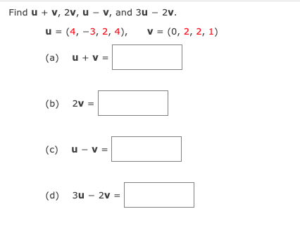 Solved Use the inner product u,v =u1v1+2u2v2 to find u,v . | Chegg.com