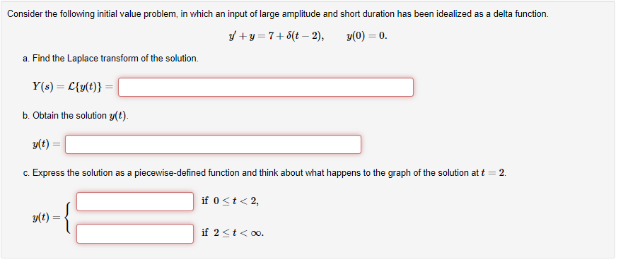 Solved Consider the following initial value problem, in | Chegg.com