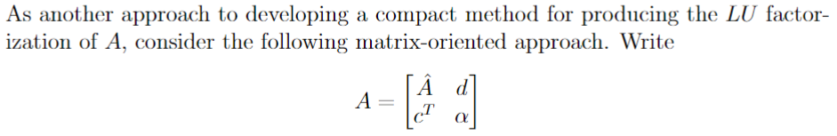 Solved As another approach to developing a compact method | Chegg.com