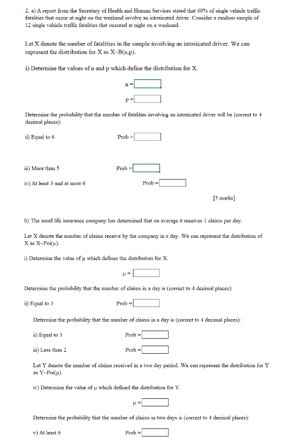 Solved 2. a) A report from the Secretary of Health and Human | Chegg.com
