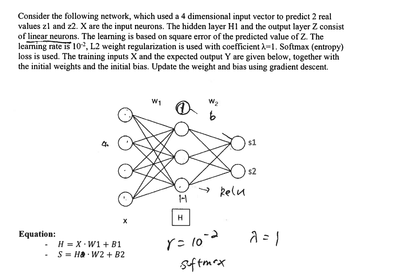 Consider the following network, which used a 4 | Chegg.com
