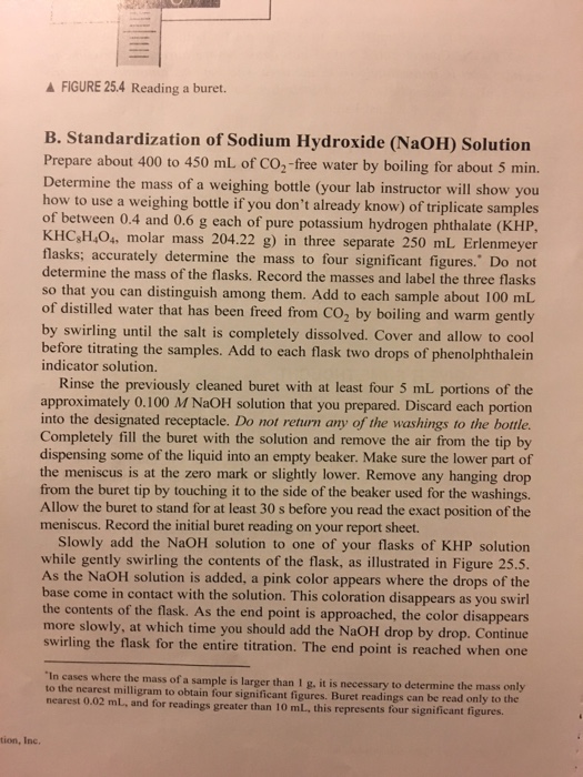 Solved 2. Prior to last week's lab you boiled the water | Chegg.com