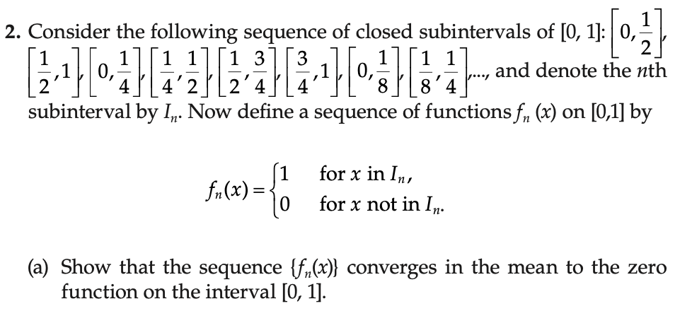 Solved 2. Consider the following sequence of closed | Chegg.com