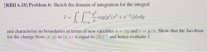 Solved Sketch the domain of integration for the integral and | Chegg.com