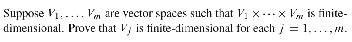 Solved Suppose V1, ..., Vm are vector spaces such that Vi | Chegg.com