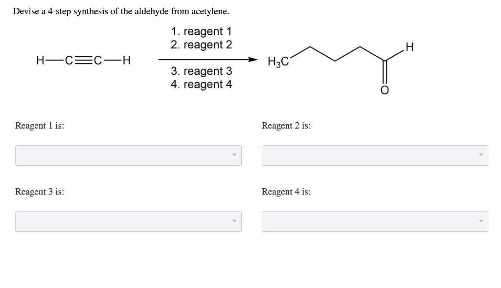 Solved Devise a 4-step synthesis of the aldehyde from | Chegg.com