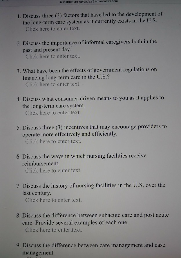 a instructure-uploads.s3.amazonaws.com 1. Discuss | Chegg.com