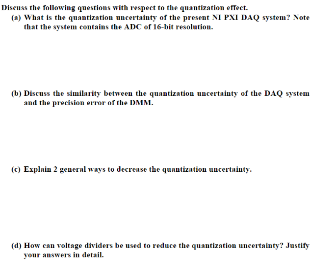 Discuss The Following Questions With Respect To The 