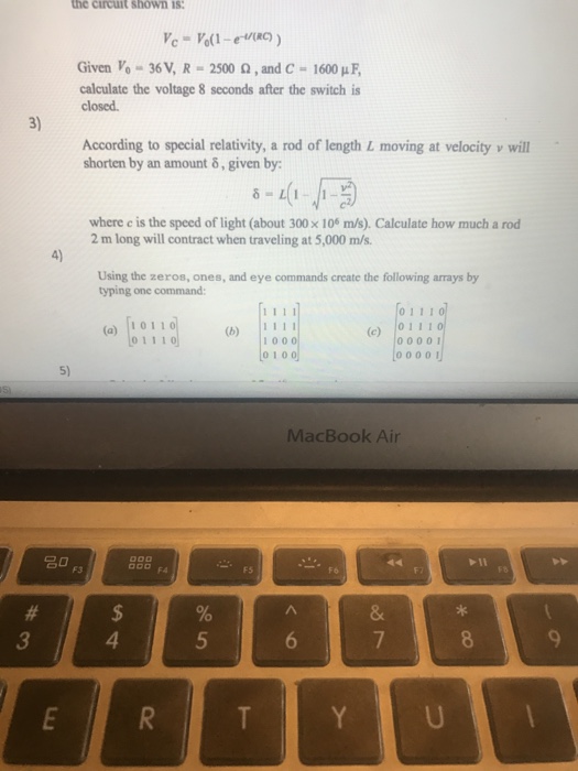 Solved Show me how to solve number 3 on matlab step by step | Chegg.com