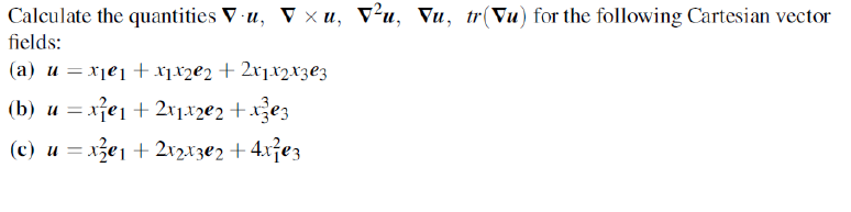Solved Calculate the quantities | Chegg.com