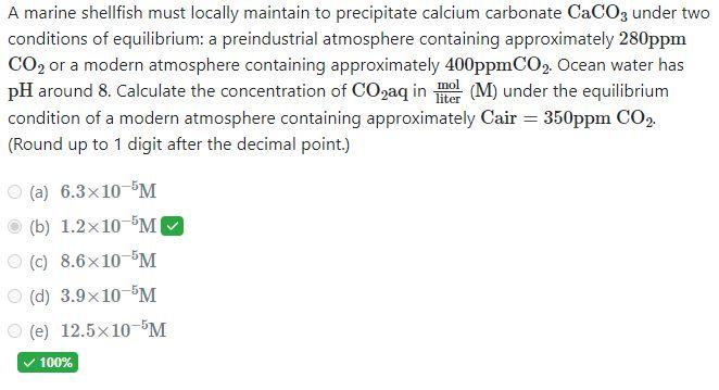 Solved A marine shellfish must locally maintain to | Chegg.com