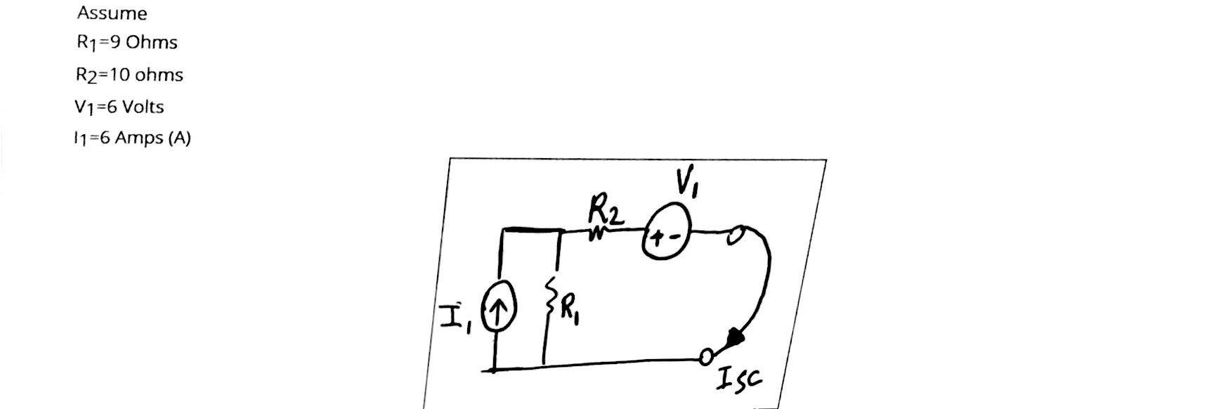 Solved DDetermine the short circuit current(Isc) in Amps in | Chegg.com