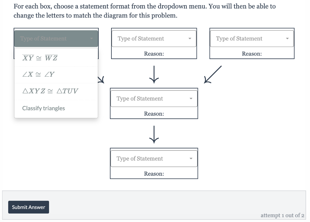 Solved Prove ZJ - ZV by filling out the flowchart below. W X | Chegg.com