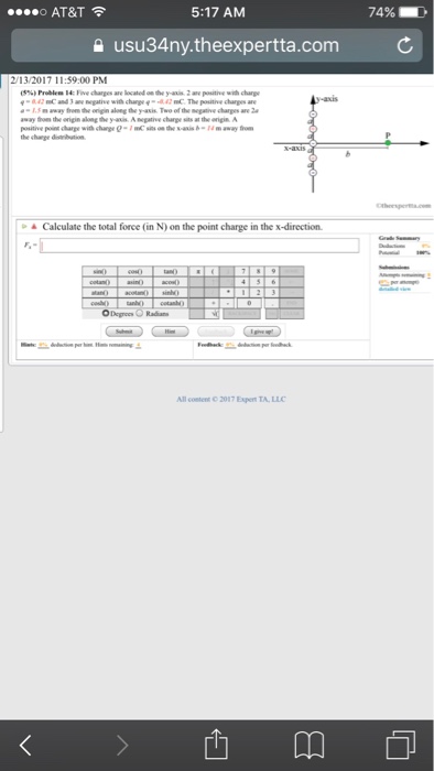 Solved 5:15 AM AT&T 75% usu34ny.theexpertta.com 2/13/2017 | Chegg.com