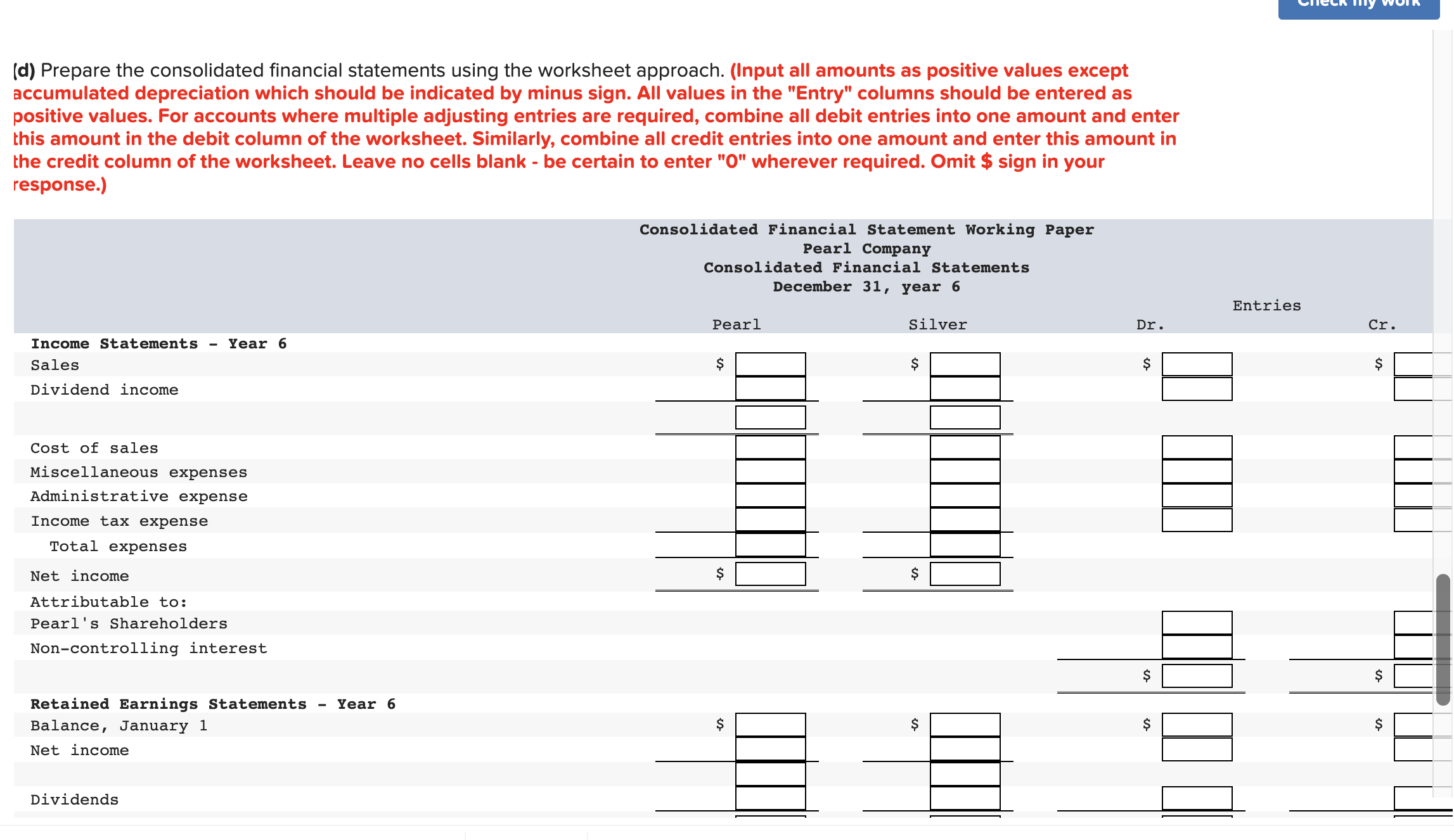 Solved The following financial statements were prepared on | Chegg.com