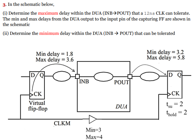 Solved 3. In the schematic below, (i) Determine the maximum | Chegg.com