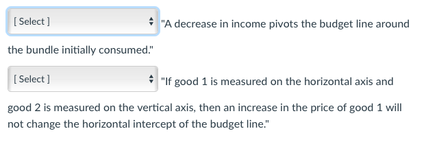 Solved I Select A Decrease In Income Pivots The Budget Chegg