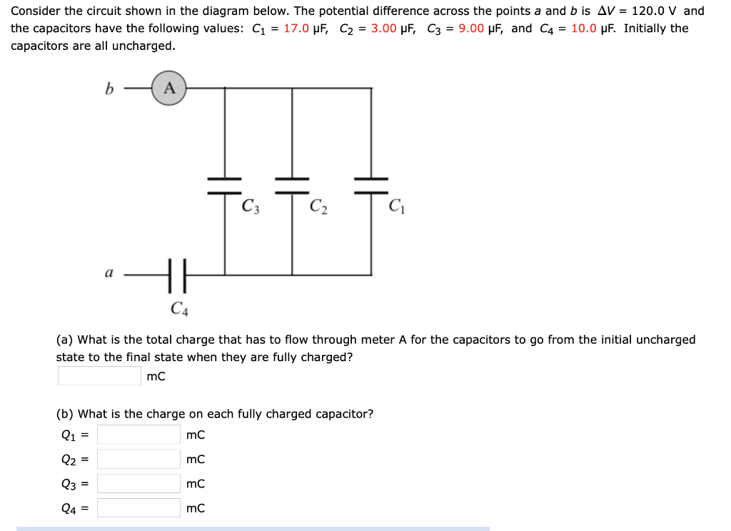 Solved Consider the circuit shown in the diagram below. The | Chegg.com