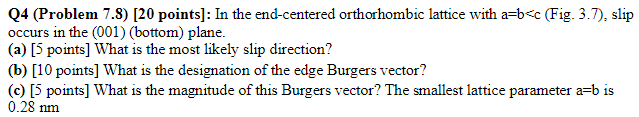 Solved Q4 (Problem 7.8) [20 points]: In the end-centered | Chegg.com