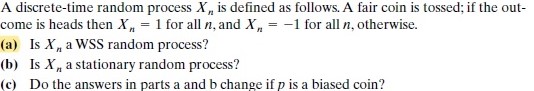 Solved A discrete-time random process Xn is defined as | Chegg.com