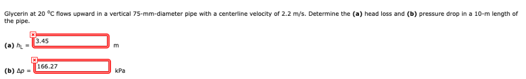 Solved Glycerin at 20 °C flows upward in a vertical | Chegg.com