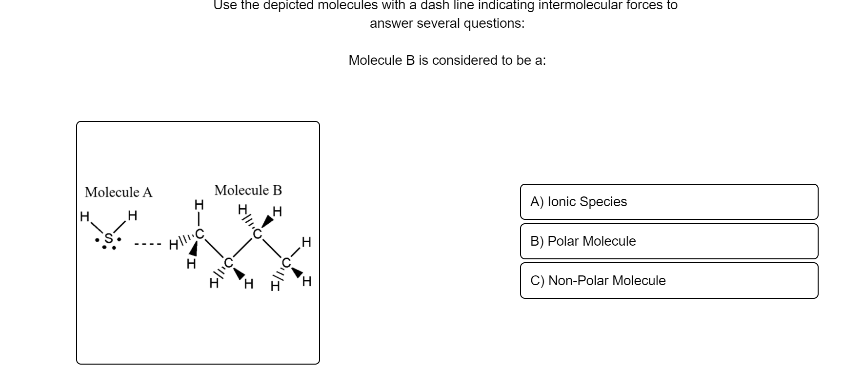 Solved Use the depicted molecules with a dash line | Chegg.com