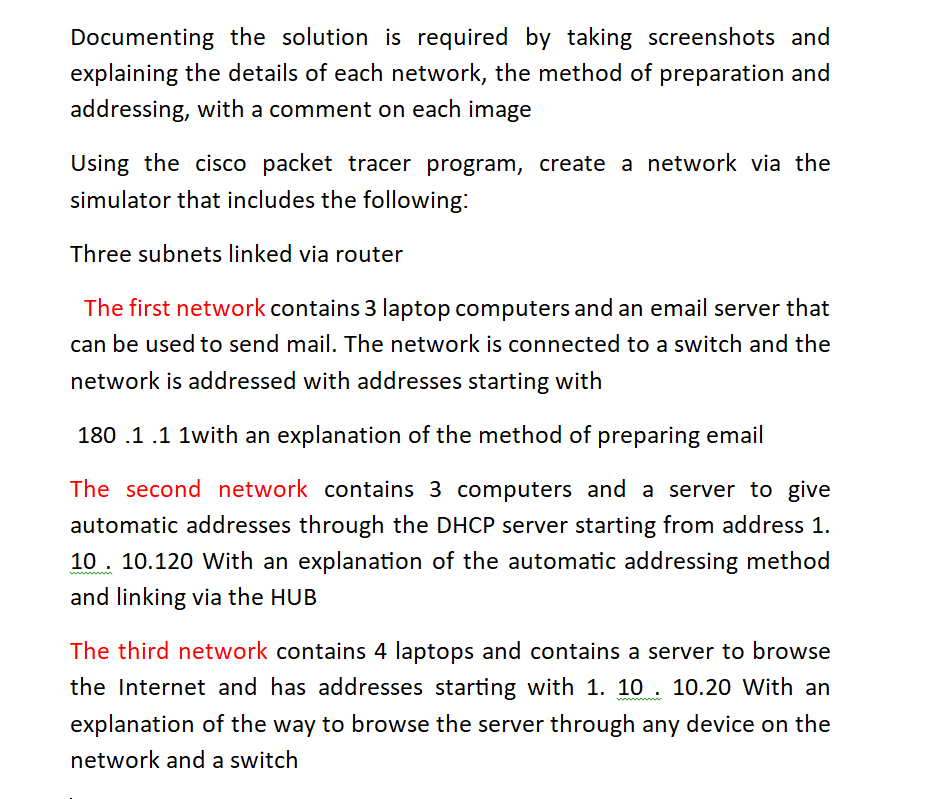 Documenting the solution is required by taking | Chegg.com