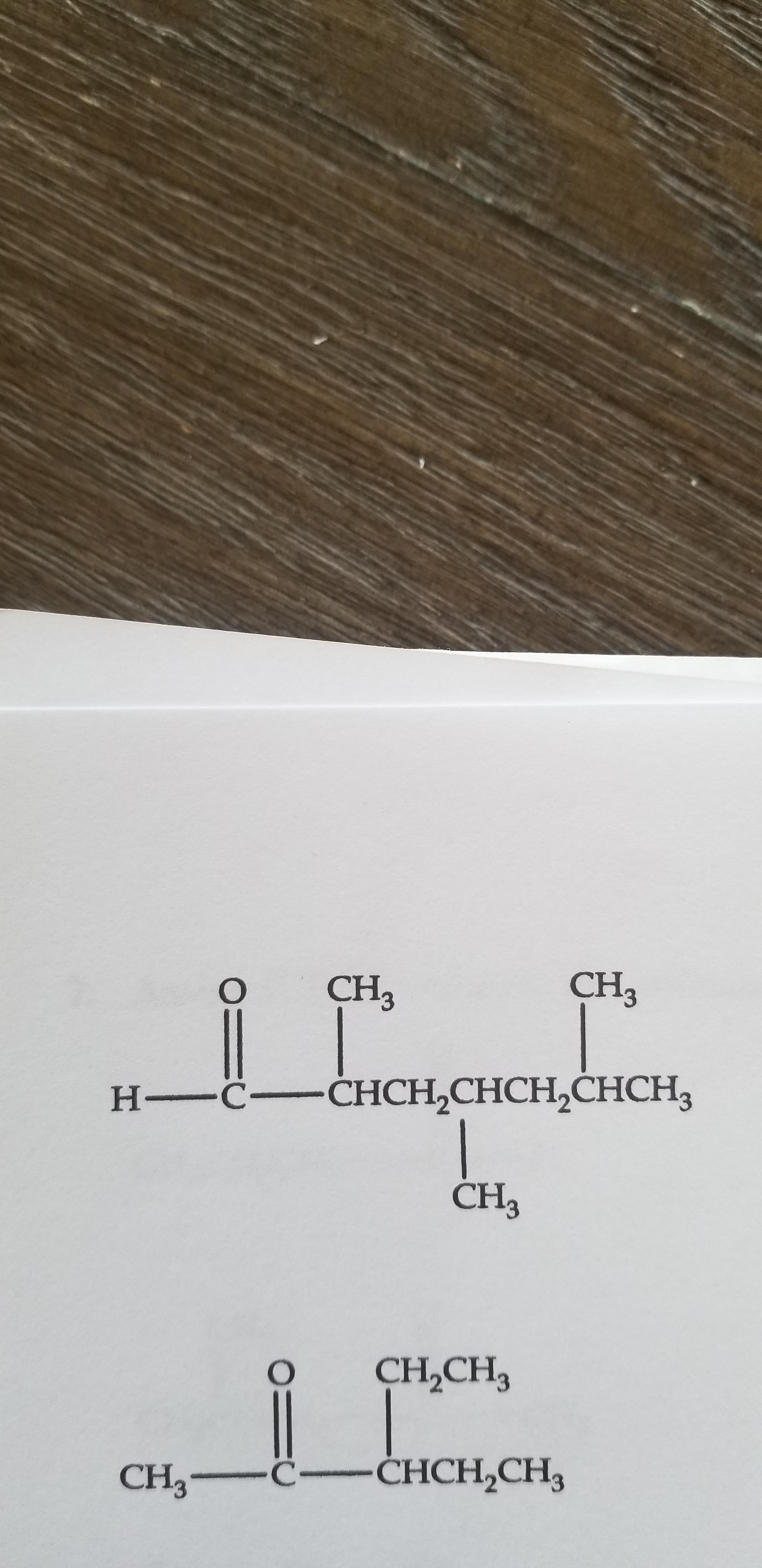 Solved O CH, CH3 | H-C-CHCHCHCH_CHCH; ch CH, O CH,CH | Chegg.com
