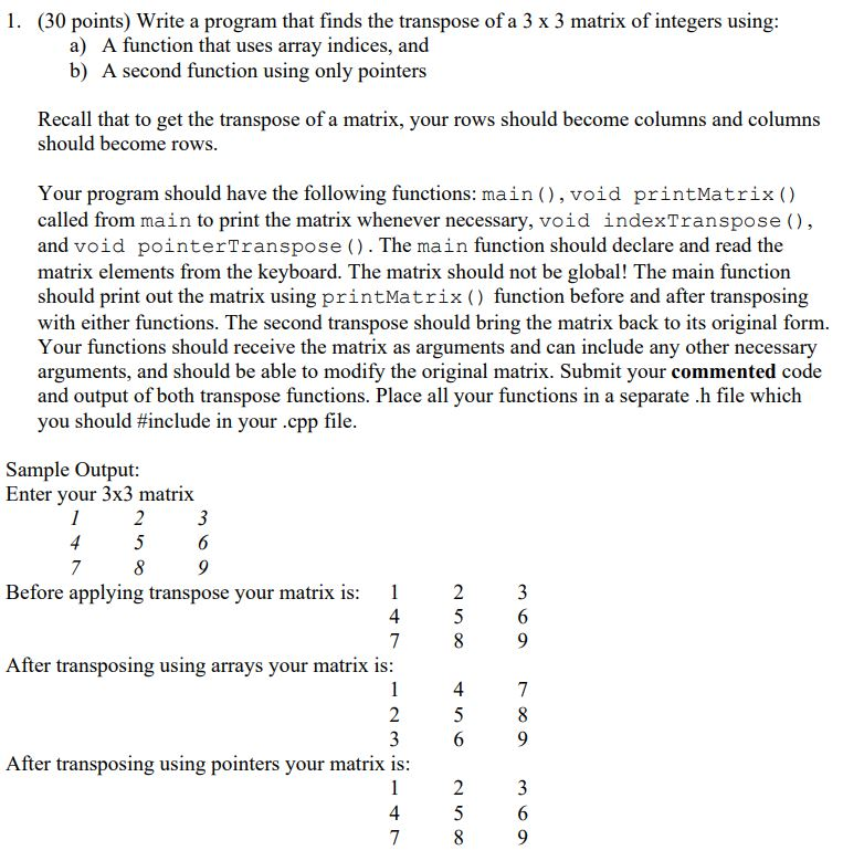 Solved I have been able to do the index transpose, but I am | Chegg.com