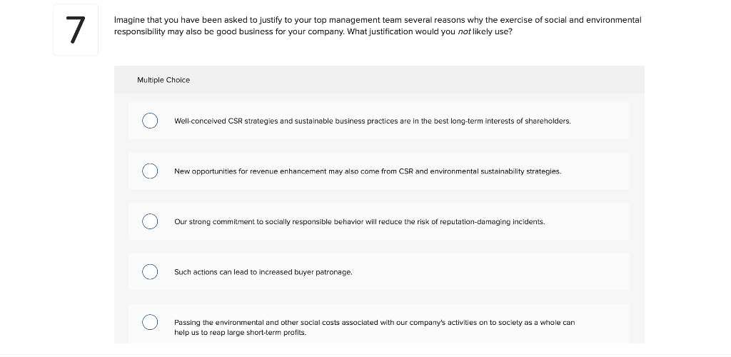 Solved Imagine that you have been asked to justify to your | Chegg.com