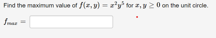 Solved (1 point) Find the maximum and minimum values of the | Chegg.com