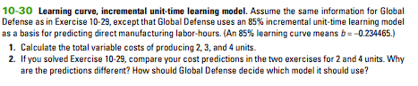 Solved 10-29 Learning curve, cumulative average-time | Chegg.com