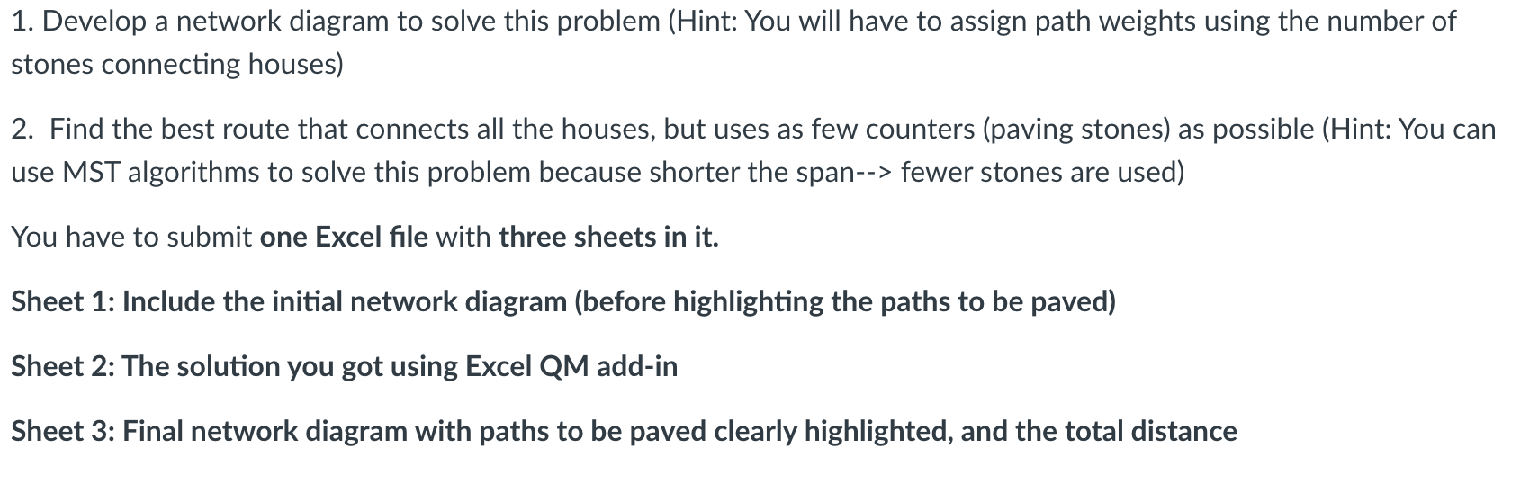 Solved Muddy city problem Once upon a time there was a city | Chegg.com