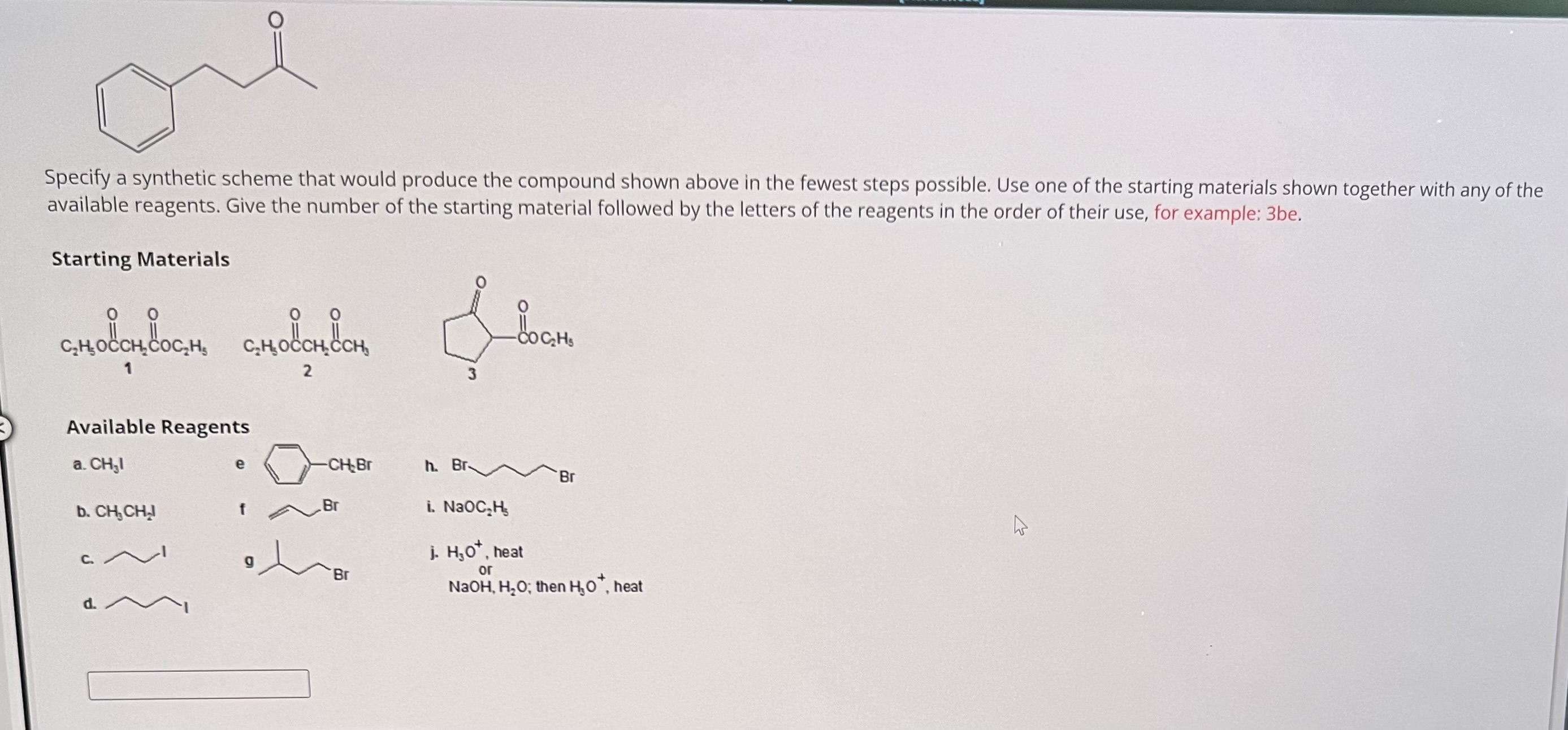 Solved Specify a synthetic scheme that would produce the | Chegg.com